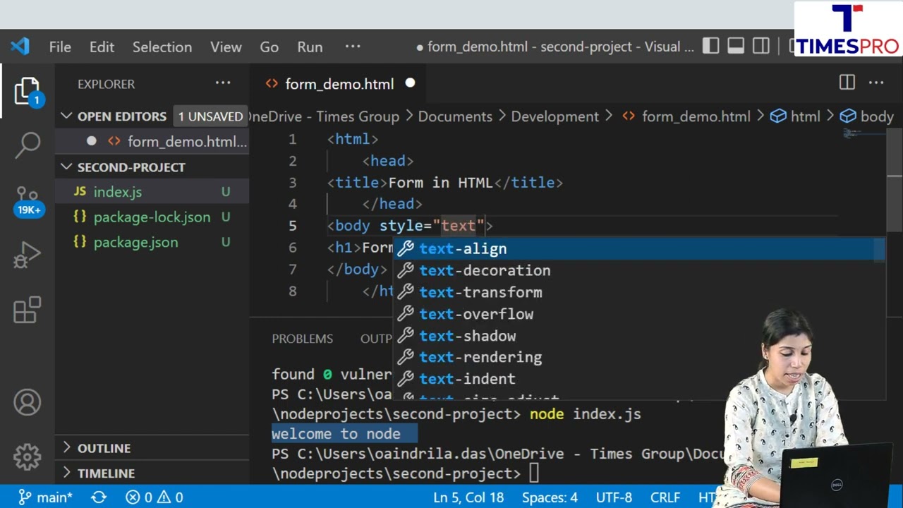 Mastering HTML Forms: Create a User-friendly Form Using HTML  | Free Courses | TimesPro