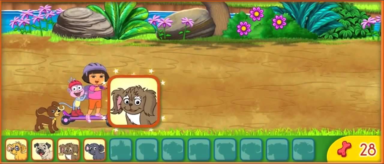 Dora The Explorer - Save the Puppies (Movie Game)