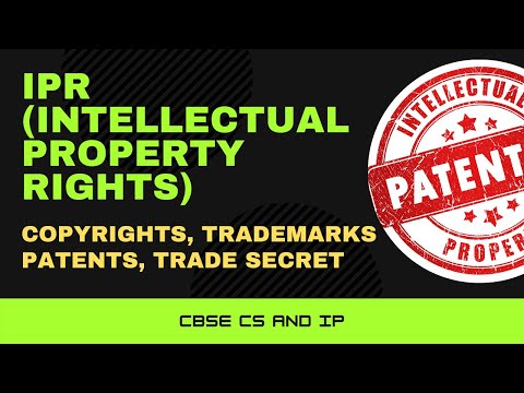 What is IPR (Intellectual Property Right) ?
