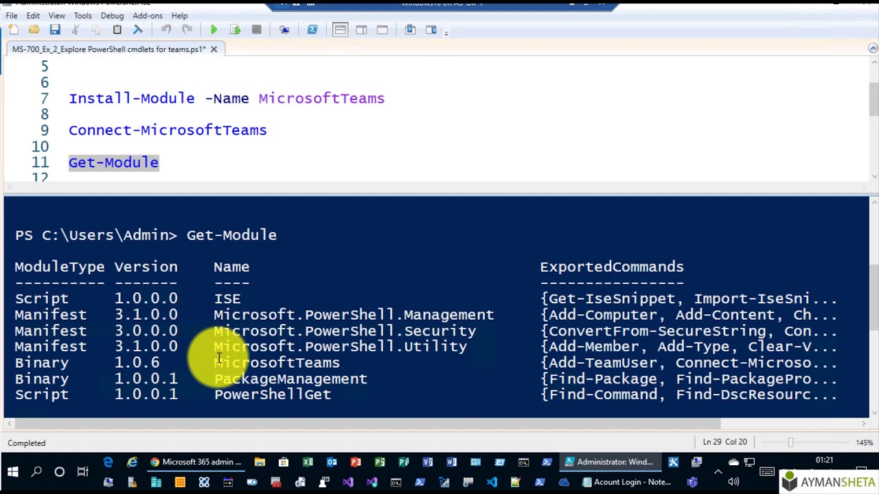 Microsoft Teams - Explore PowerShell cmdlets for teams