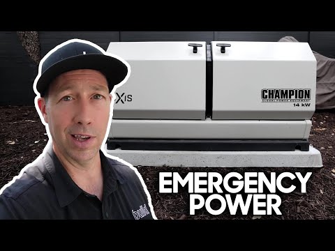 Rolling Black Outs? Meet my little friend: Home Standby Generator