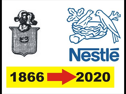 Evolution of Nestle Logo