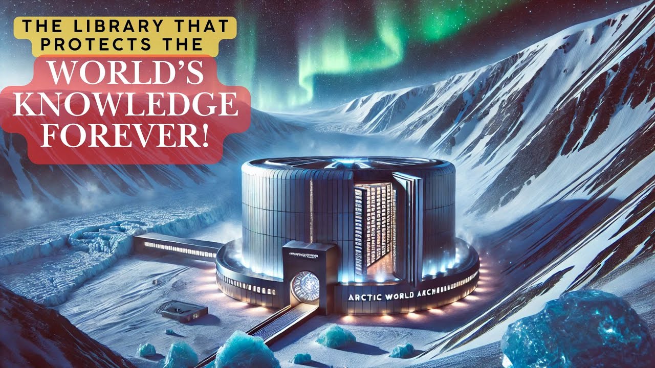 The Library That Protects the World’s Knowledge Forever!  (Arctic World Archive, Svalbard, Norway)