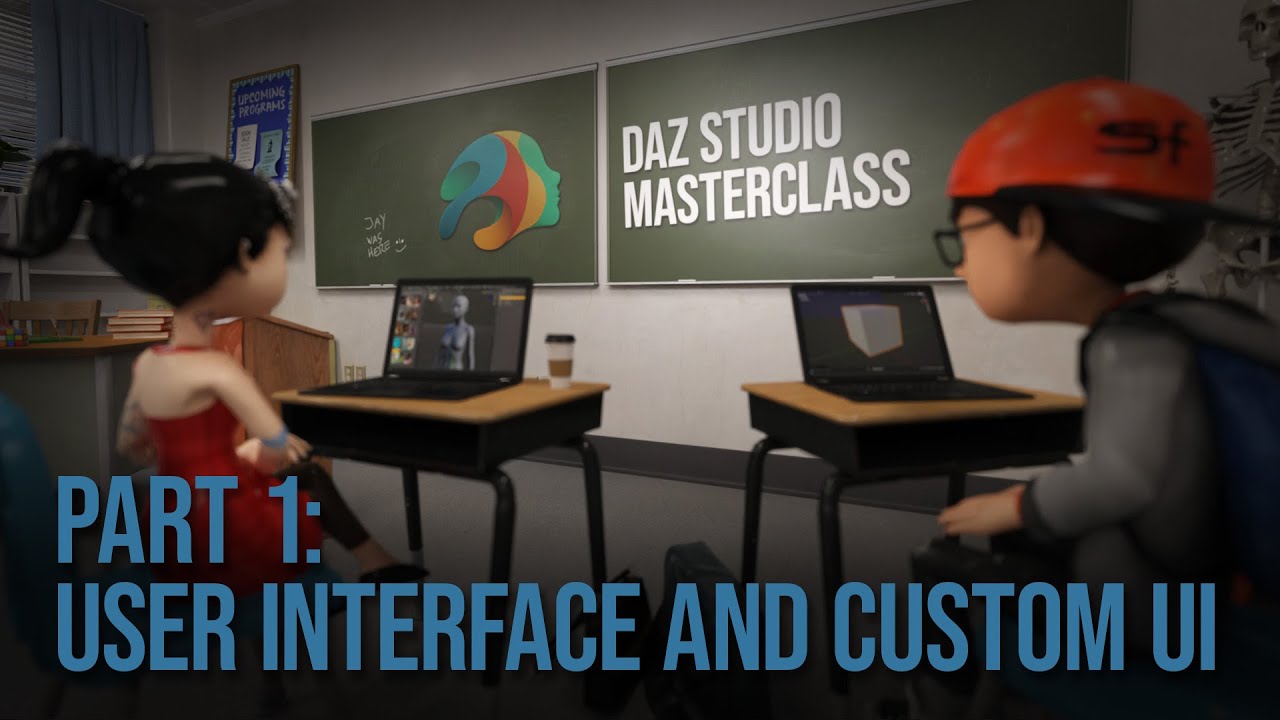 Part 1: User Interface and Custom UI | Daz Masterclass | Intro