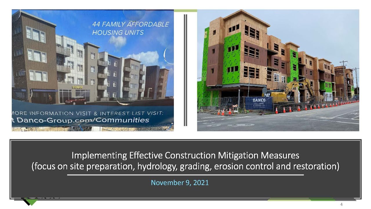 Effective Construction Mitigation Measures