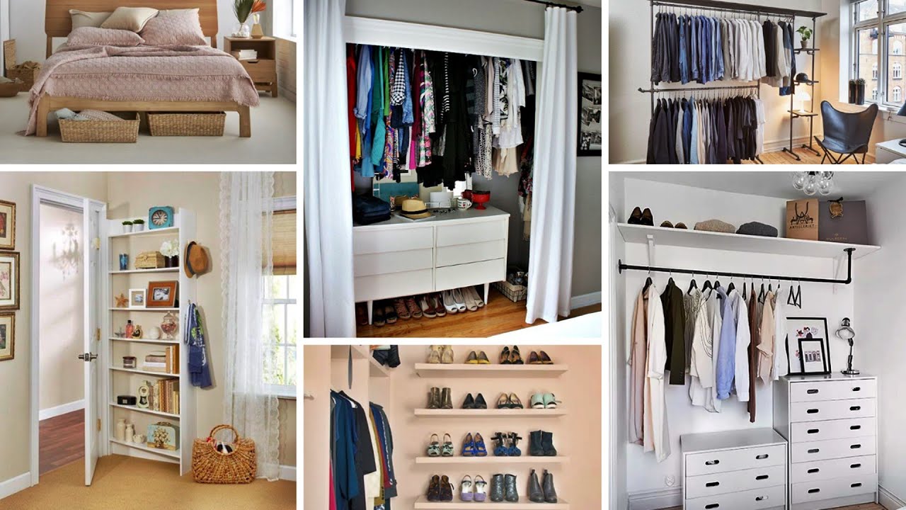 10 Ways to Store Clothes Without a Closet!
