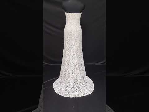 FU002๐๐๐ฏShop Online Strapless Slim Lace Bridal Dress, Wedding Dress, Party Dress, Custom Dress Store