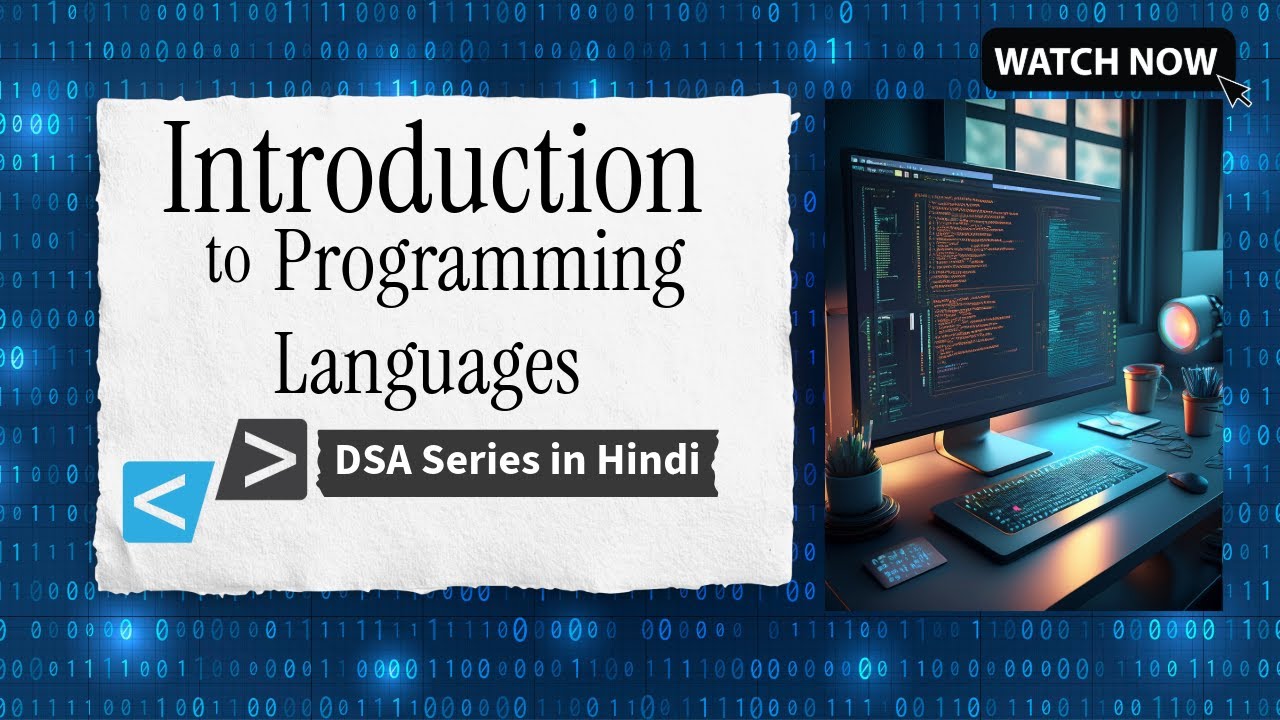 Lecture 1 Introductiion to Programming Languages | DSA Series by Altamash Anwar Khan | Python