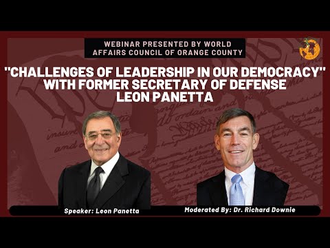“Challenges of Leadership in Our Democracy” with Former Secretary of Defense Leon Panetta