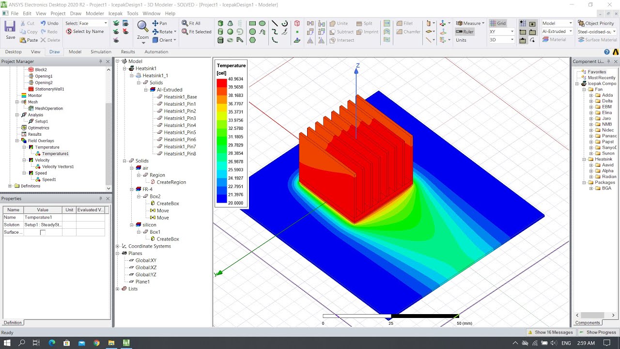 (60fps) Getting started: Electronics cooling in AEDT Icepak