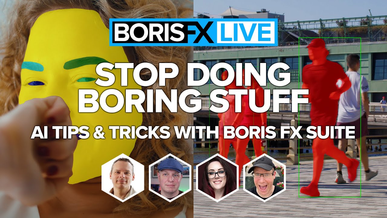 Replay: AI Tricks with Boris FX Suite | Boris FX