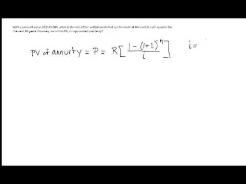 Annuity MTH 121