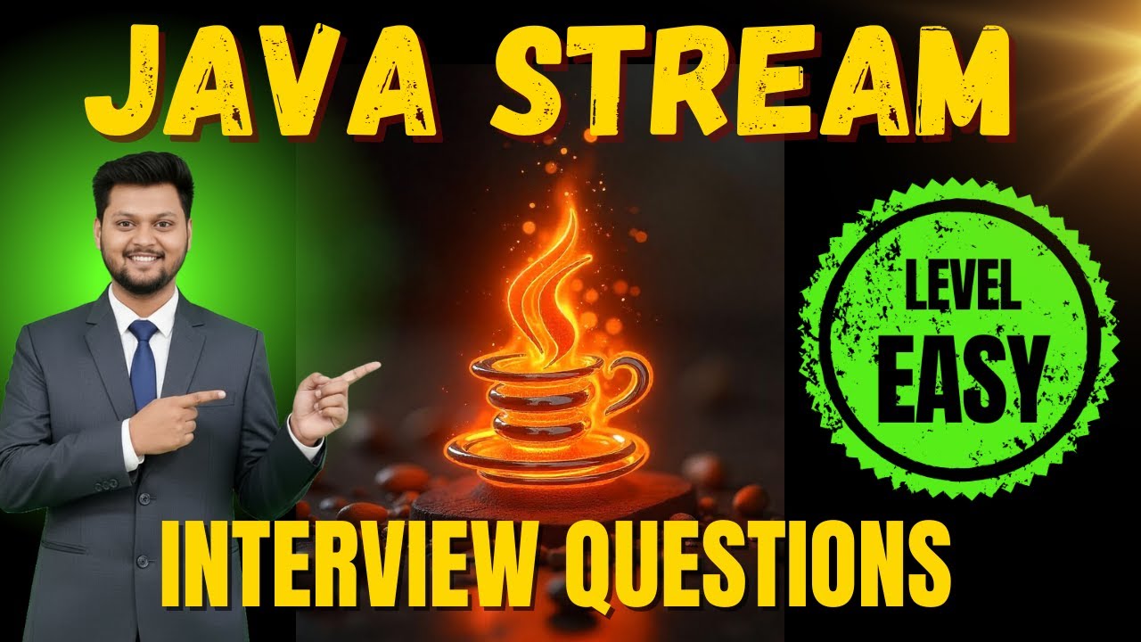 Java Stream Interview Questions 💡 Level Easy | Top 10 Examples