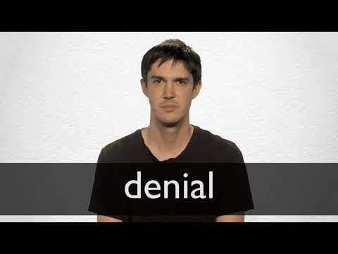 DENIAL definition and meaning | Collins English Dictionary