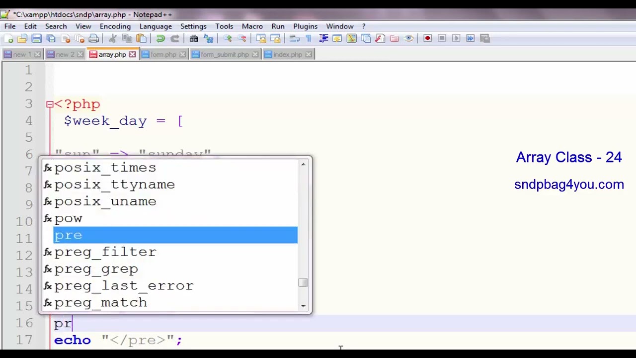 PHP BANGLA ARRAY CLASS 24 || php EXTRACT() array function for web developmen