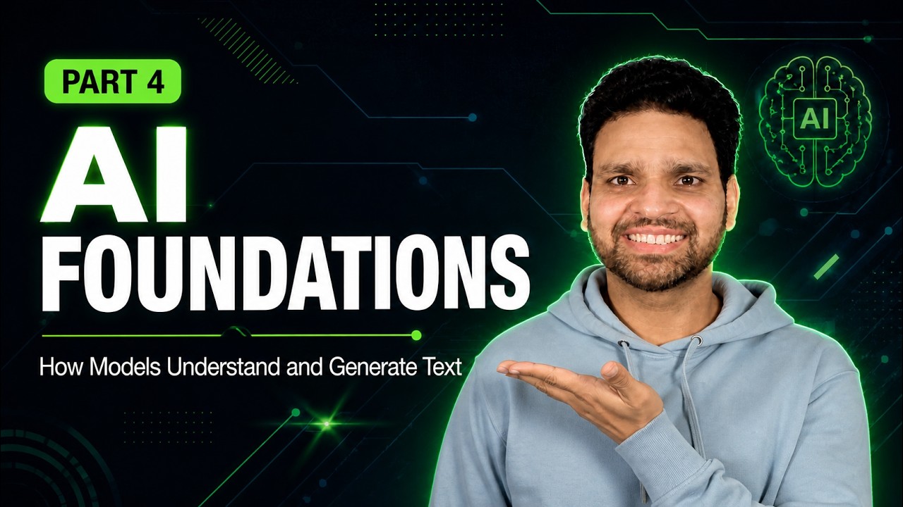 Generative AI Foundations | How Models Understand and Generate Text (Part 4)