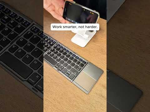 Universal Mini Foldable Wireless Keyboard with Touchpad 🔔✅ Product Link in Bio ( # 1978 )