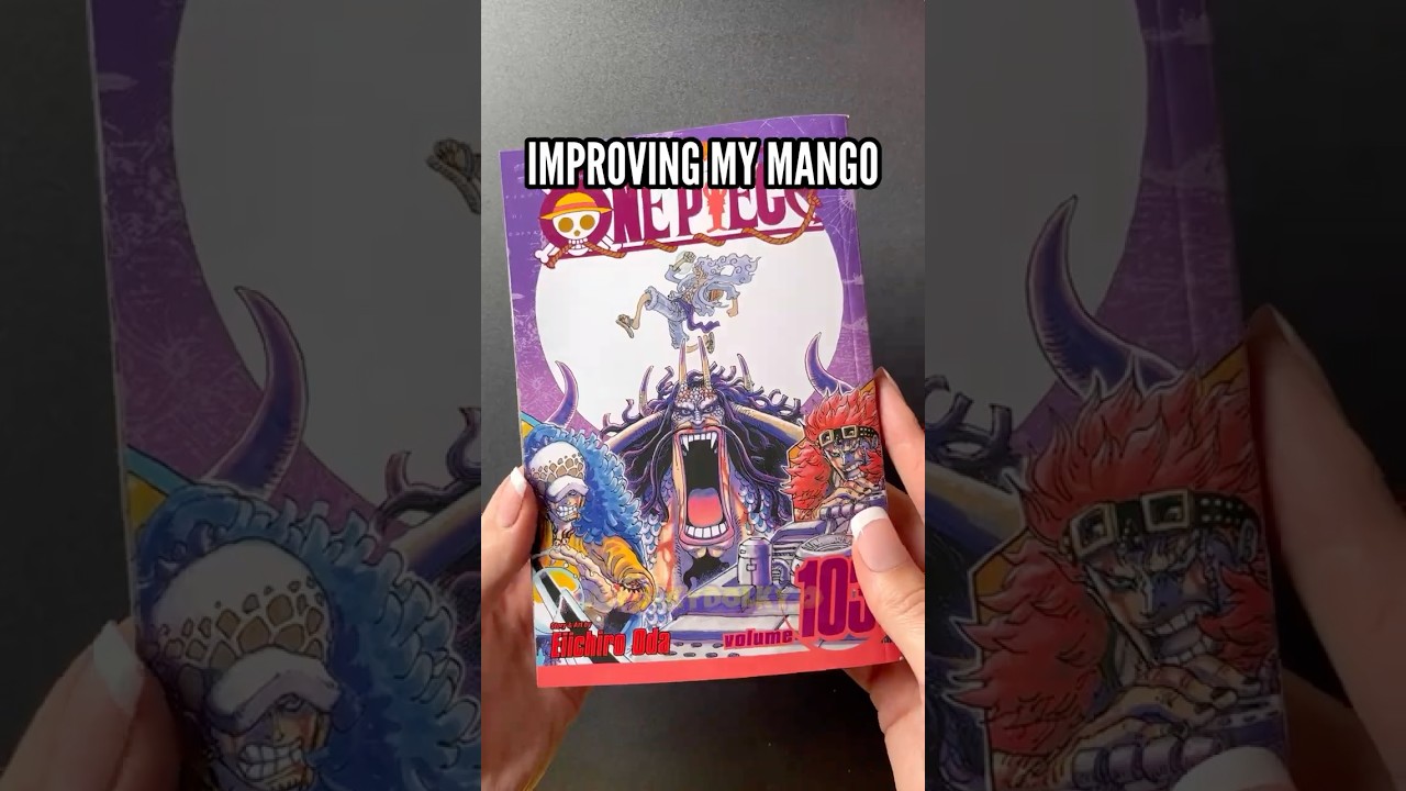 Colouring Luffy Gear 5 in manga! #onepiece