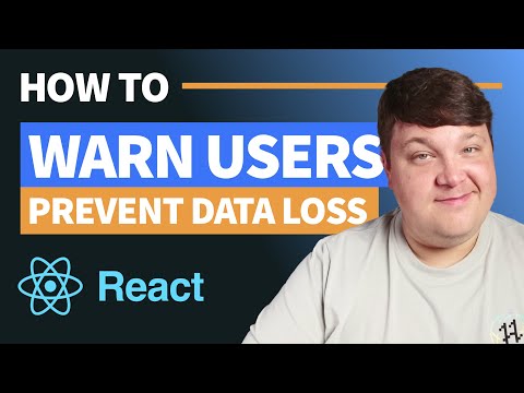 Warn Users When Leaving a Page in React with beforeunload