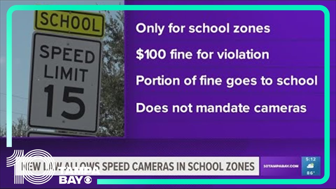 New Florida law allows speed cameras in school zones