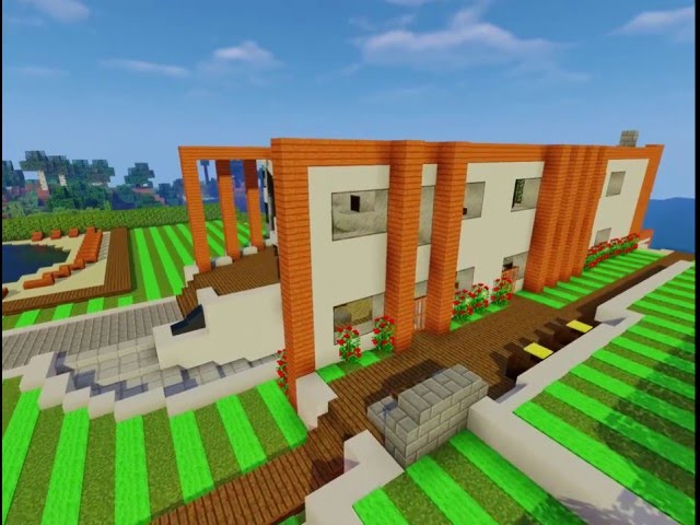 Modern house in minecraft 1.8 Minecraft Map