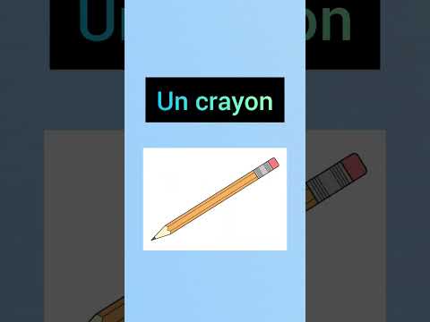 Stationery items in french #french #vocabulary #francaise #language #learningfrench #learn