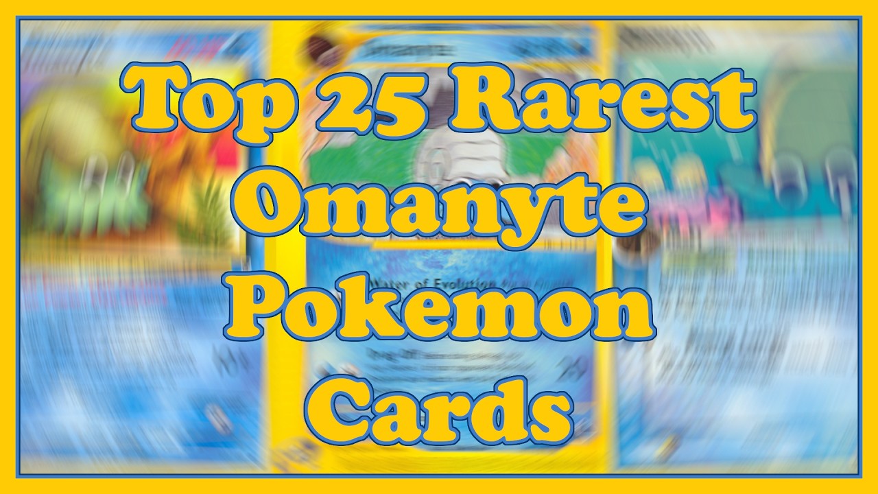 Rarest & Most Expensive Omanyte Pokémon Cards! 💧✨