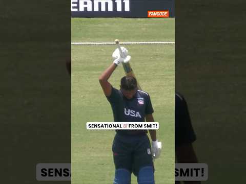 Smit scores a brilliant century | USA v CAN | CWC League 2