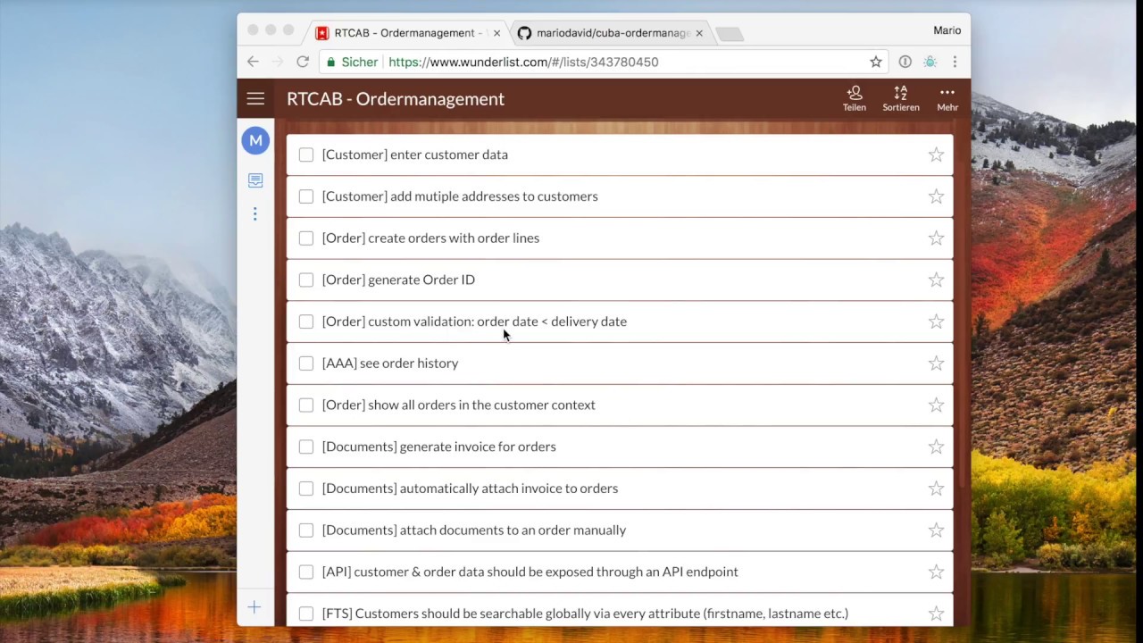01 - create an ordermanagement app with CUBA Platform