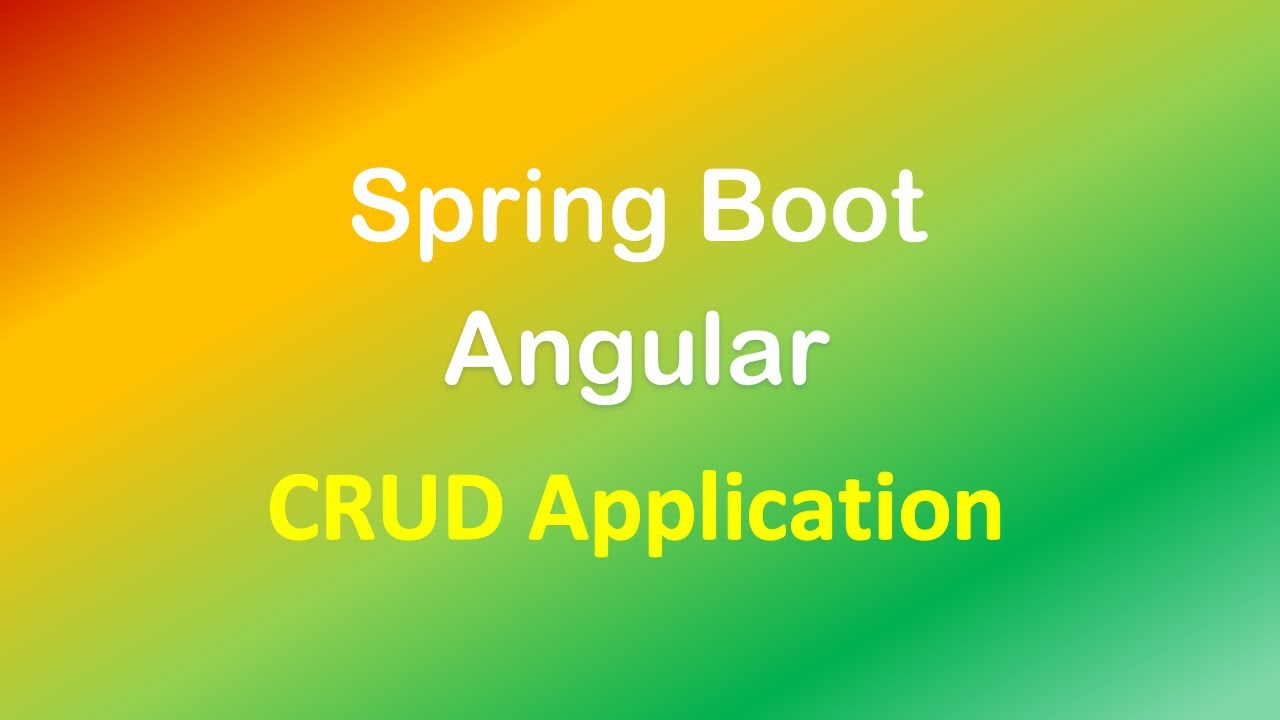 Angular + Spring Boot + MySQL: CRUD Rest Apis [fullstack] example