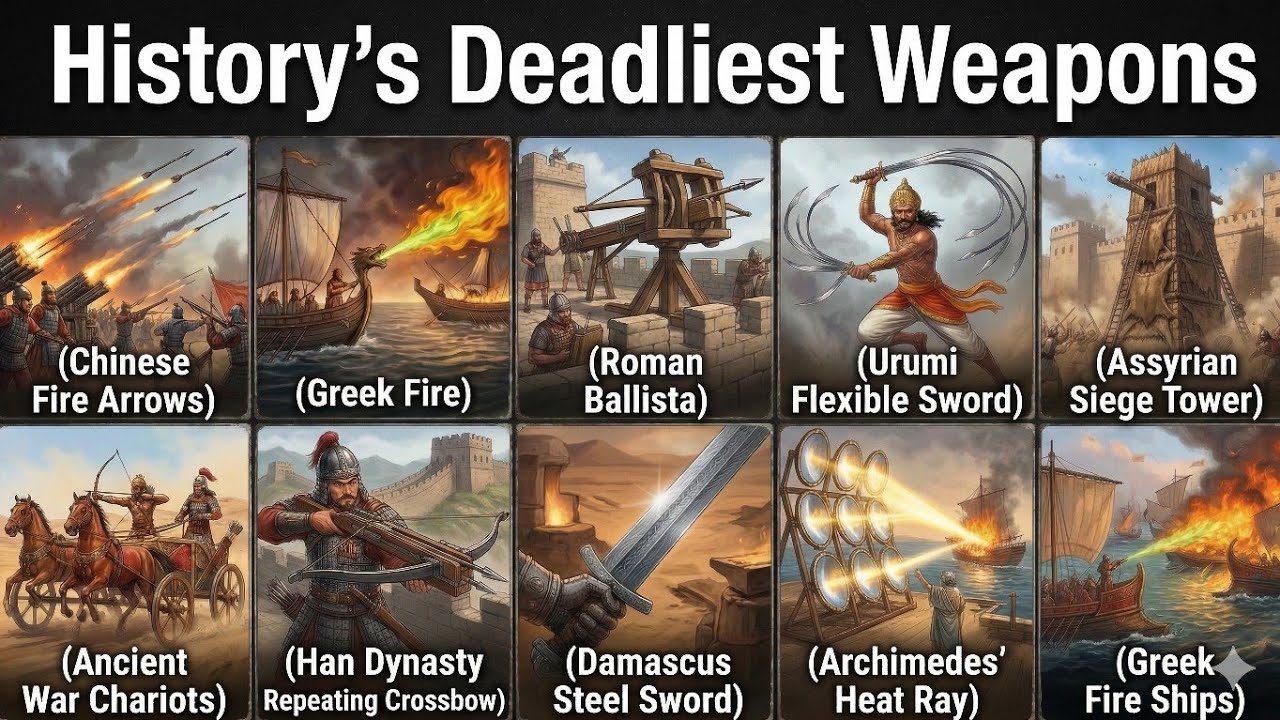 10 Legendary Ancient Weapons That Ruled the Battlefield