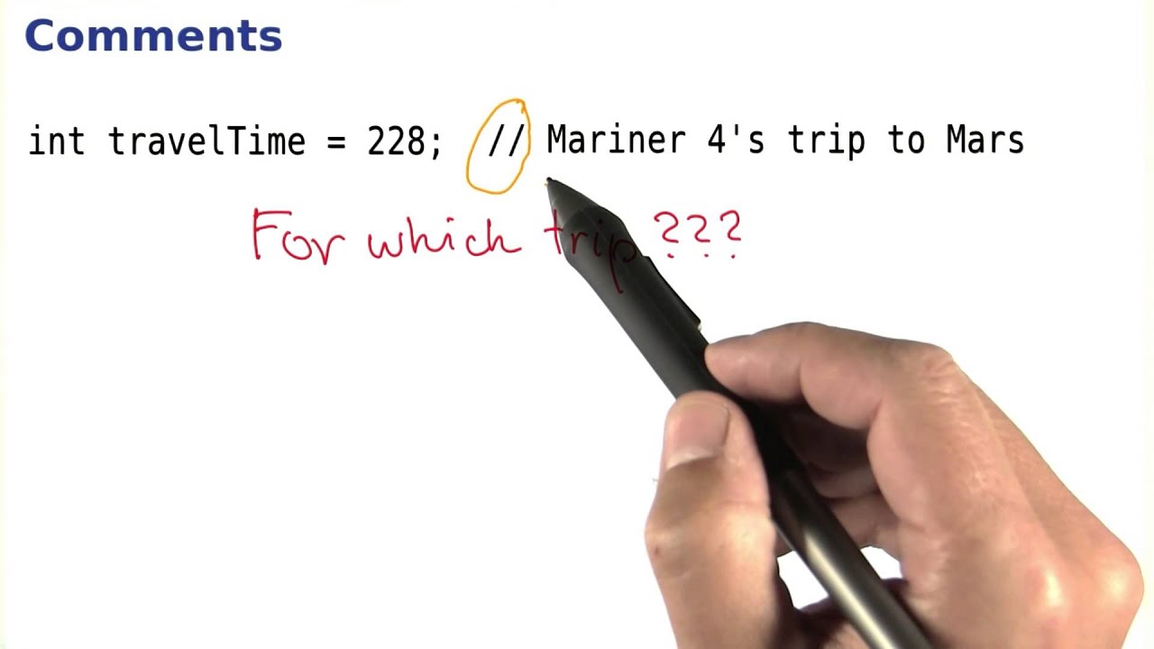 Comments - Intro to Java Programming