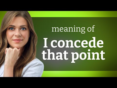 Mastering Polite Disagreement: Understanding "I Concede That Point"