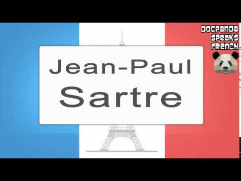 Jean-Paul Sartre - How To Pronounce - French Native Speaker