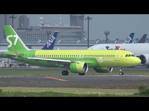 S7 Airlines Airbus A320neo VQ-BCR Takeoff from NRT 16R