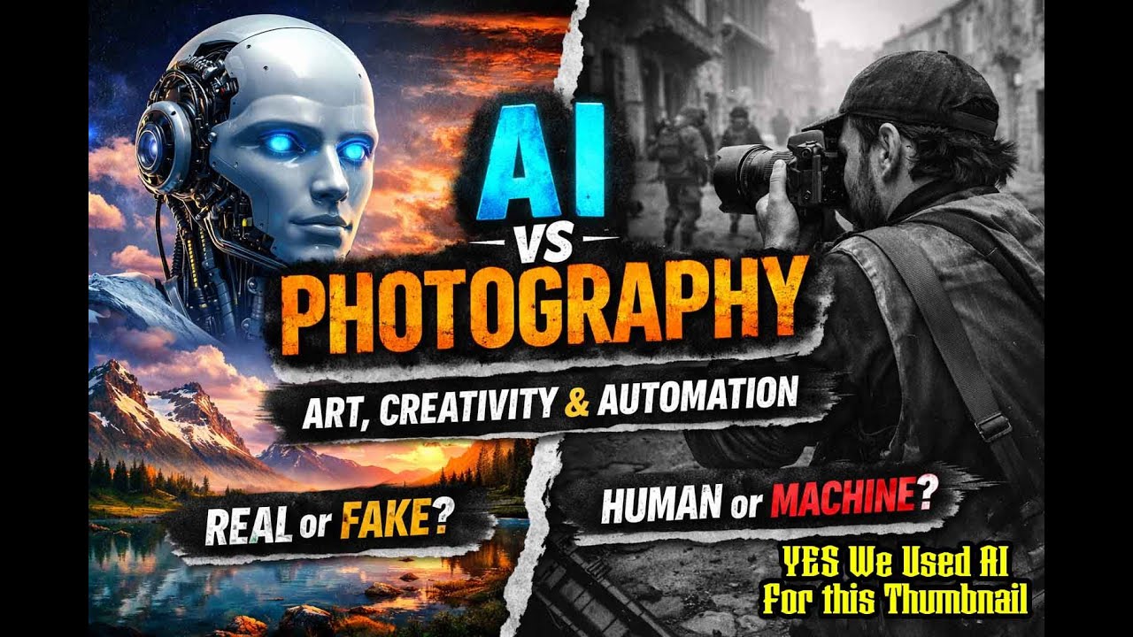AI vs Photography, Human Creativity, and Authentic Art,