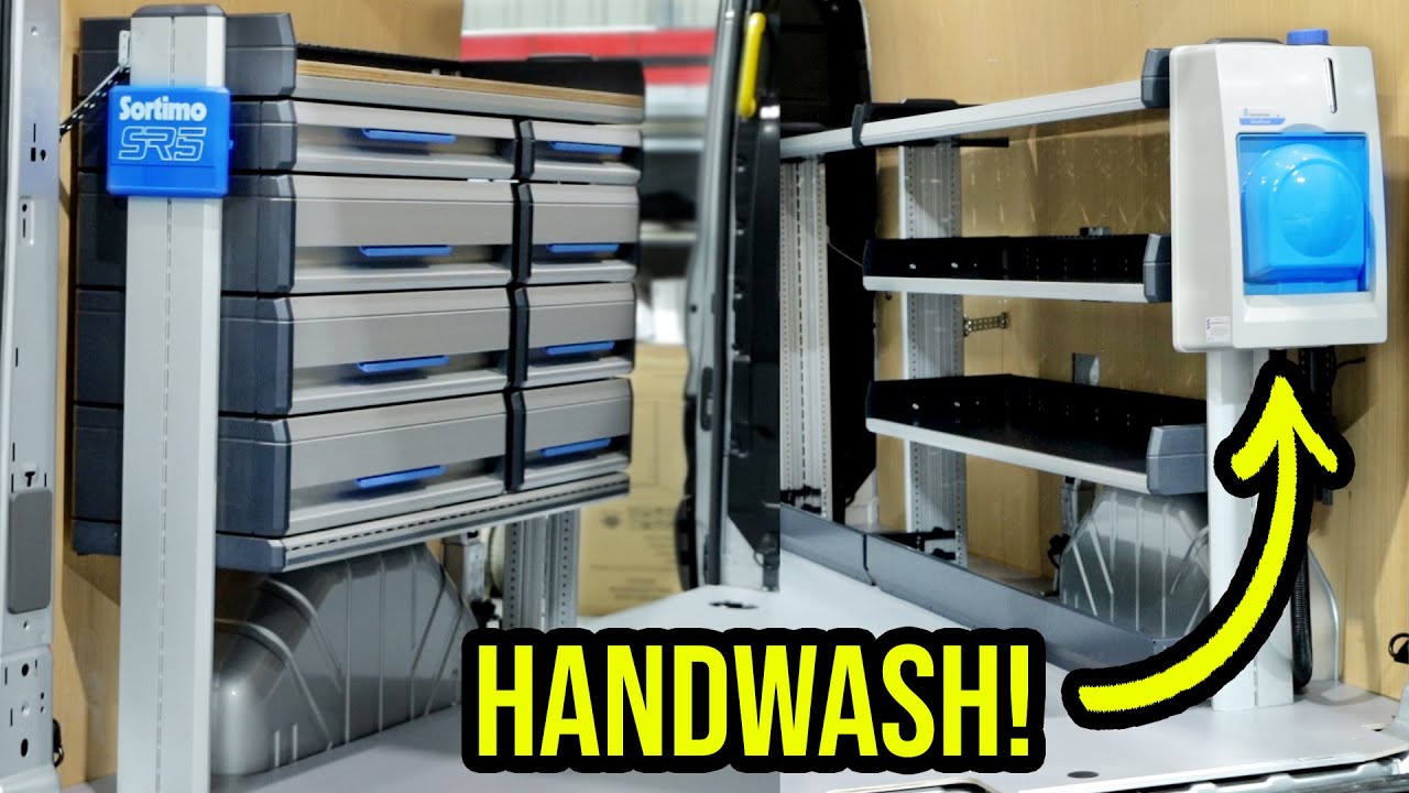 The PERFECT SORTIMO Racking Installation Into A Ford Transit!