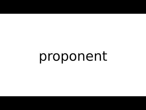 proponent #legal #term #terms #english #meaning #meanings #definition #definitions
