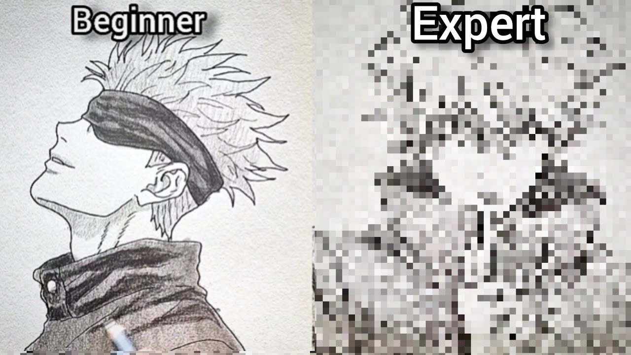 How to Draw Gojo Satoru from JJK | Step-by-Step Anime Drawing Tutorial