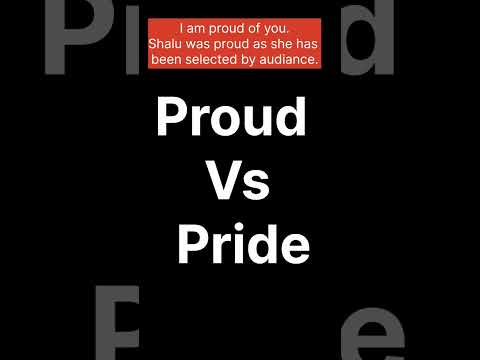 #shorts #proudvspride #english #pride #proud