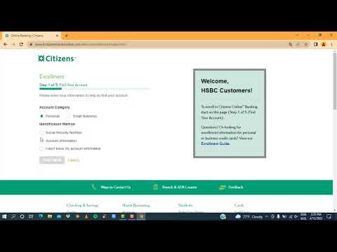 Citizens Bank | How To sign Up Online Banking | Register to Citizens Online Banking 2022