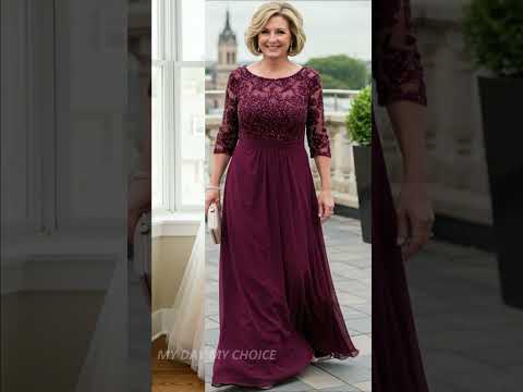 Elegant Mother of The Bride Dresses for Women Formal with Sleeves