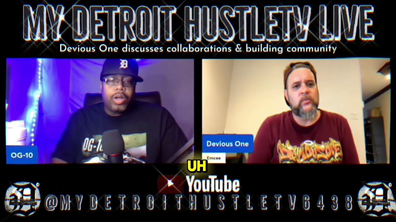Devious One discusses how to build a community on My Detroit HustleTV Live