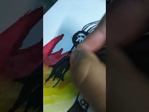 Drawing Donut"D"Ace from One Piece