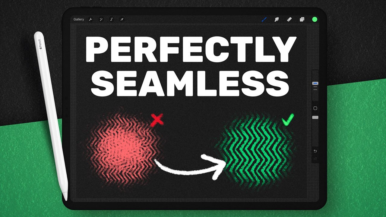 How to Make SEAMLESS Pattern Brushes in Procreate