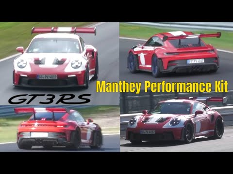 Porsche 911 992 GT3 RS Manthey Performance Kit Testing