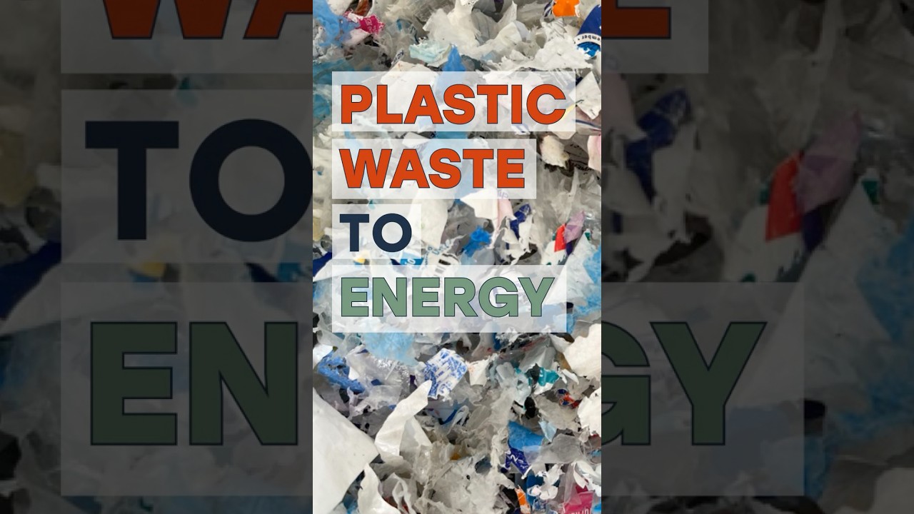 Transform plastic waste into clean energy! #wastetoenergy #plasticwaste #gasification