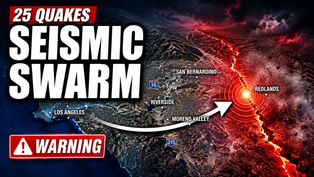 SEISMIC SWARM! Third Earthquake Strikes California's Inland Empire