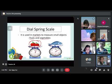 Grade 2 Measuring tools for weight (GOOGLE MEET)