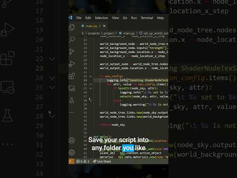 Blender Python VSCode: fix "no workspace folder found"